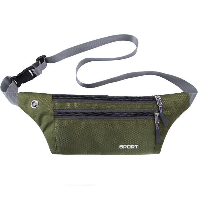 Fanny Pack Zip Bag Waterproof Bag Waist Pouch Camping Hiking Outdoor ...