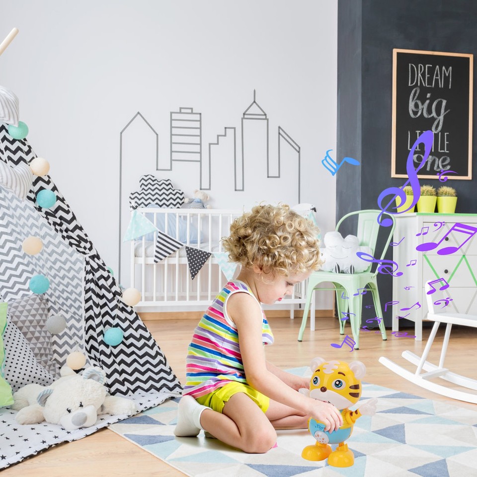 Kid Robot Toy Electronic Dancing Singing Robot Interactive Toy For Pre ...