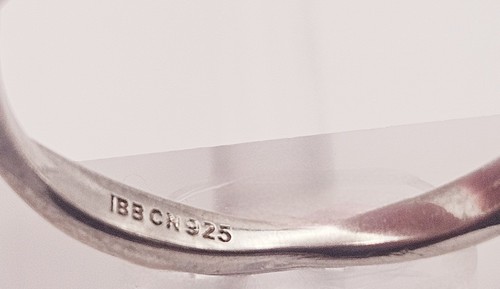 IBB Sterling Silver Vintage CZ Twisted Band Ring Size 8 | eBay