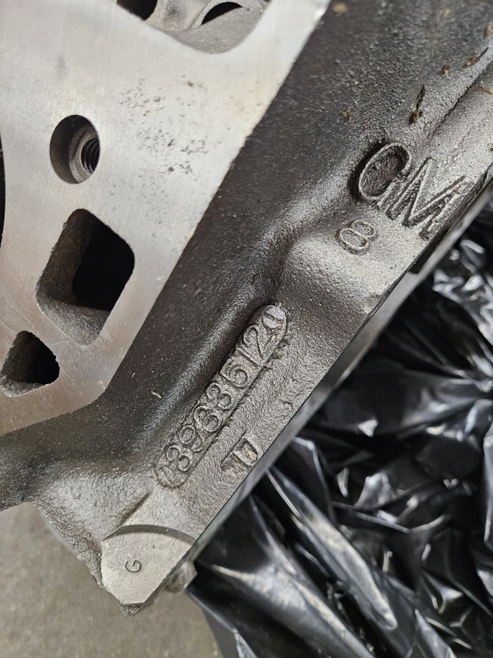 LATE 1969 COPO 427 Big Block Chevy 4 Bolt Main Block 3963512 512 J-10-9 ...