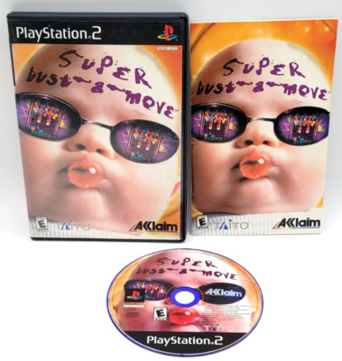 SUPER BUST-A-MOVE CIB PS2 PLAYSTATION 2 COMPLETE IN BOX AKKLAIM | eBay