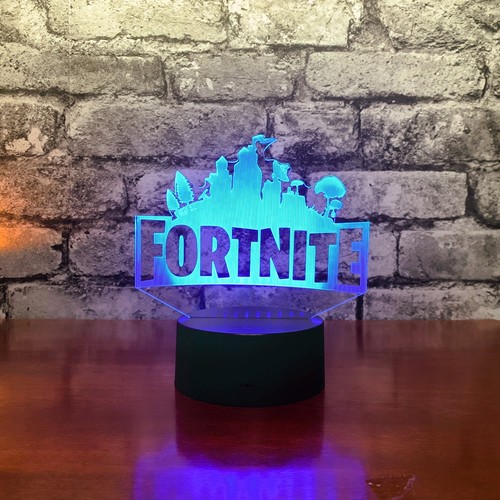 Fortnite Gaming Night Light -LED Night Lamp, kids lamp bedroom light ...