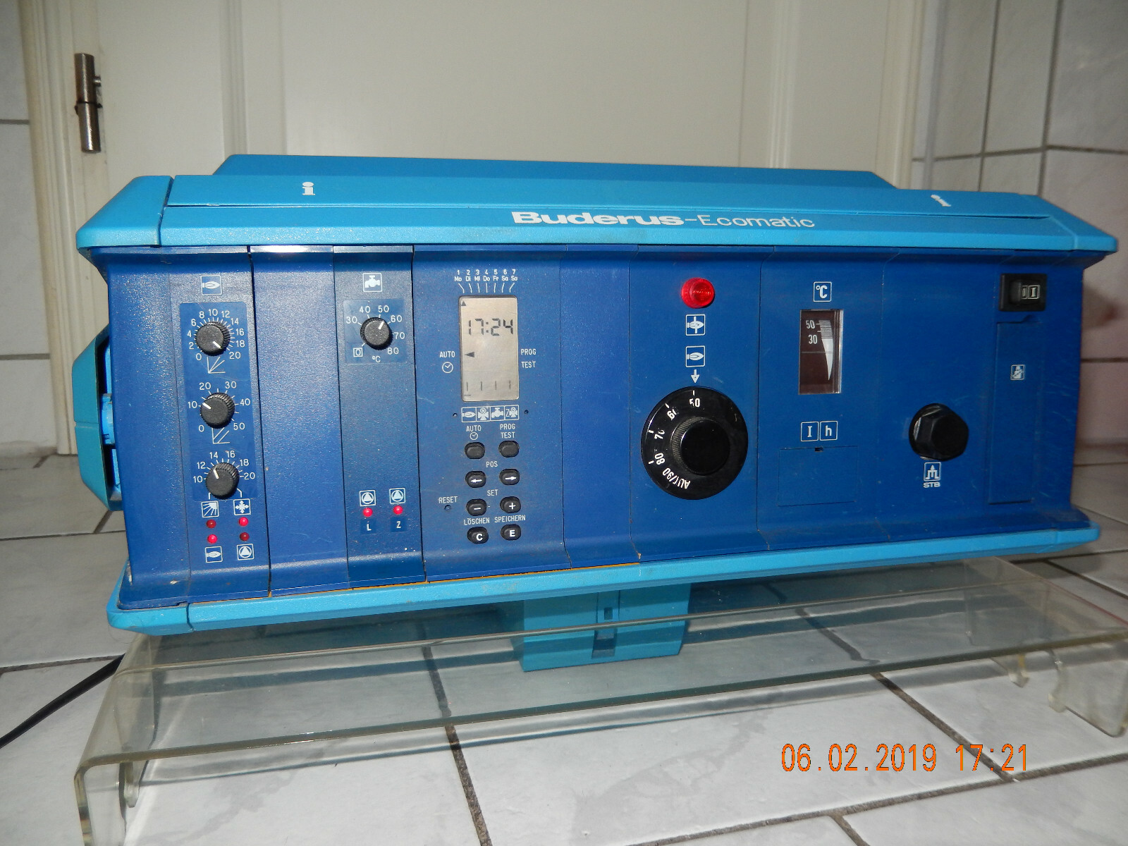 BUDERUS-Ecomatic HS3220--E-X11210000 Heizungsregler mit ...