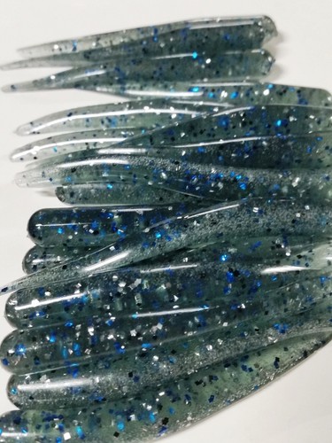 3.5 IN KNIFE TAIL WORM-drop shot/NED RIG-BLUE GILL FINESSE FLK/HVY ...