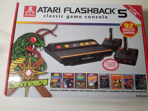 Atari Flashback 5 Classic Game Console 92 Built in Games Collectors ...