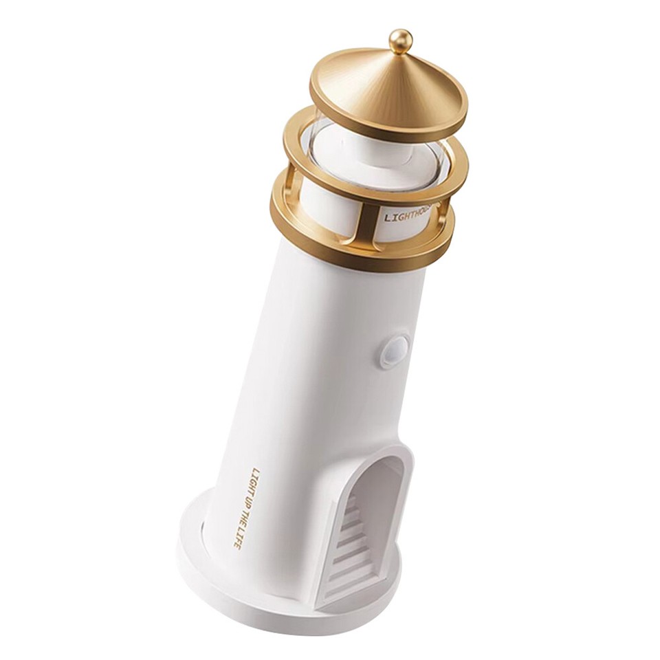 Lighthouse Ambient Night Light with Moon Projection Dimmable Bluetooth ...