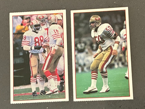 (2) 1985 49ers Police 7/11 cards McGruff Crime Dog- Solomon & Montana ...