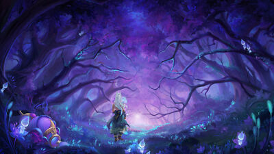 League of Legends video game characters art games nature playmat gaming ...