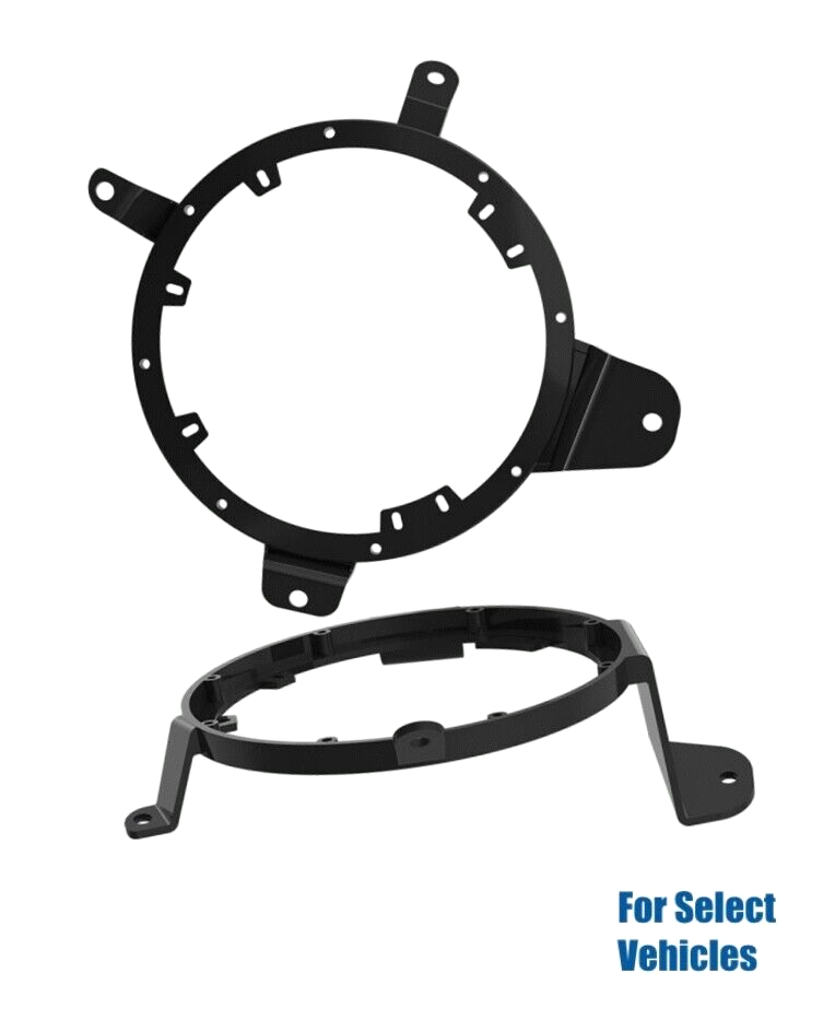 2x 6.5" Rear Car Stereo Speaker Install Mount Adapters for 2016-2019 ...