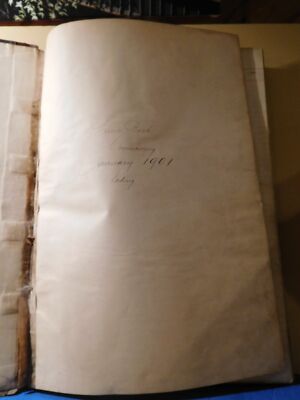 Boston & Albany Railroad Time Book 1901 January to 1902 August B&A ...