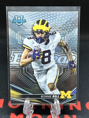 2022-23 Bowman's Best University Ronnie Bell #43 Michigan San Francisco ...