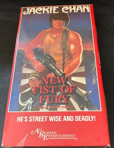 New Fist Of Fury (VHS, 1985) Jackie Chan 1976 Martial Arts Film - RARE ...