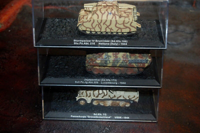 1/72 DeAgostini Combat Tank Collection German x 3 Models WWII Second ...