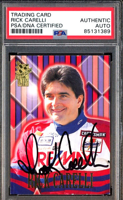 Rick Carelli Signed 1997 Press Pass VIP Racing #39 AUTO PSA/DNA ...