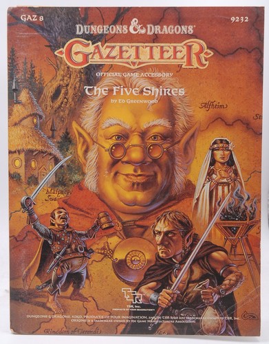 Five Shires (Dungeons & Dragons Gazetteer GAZ8) Greenwood, Ed D&D ...