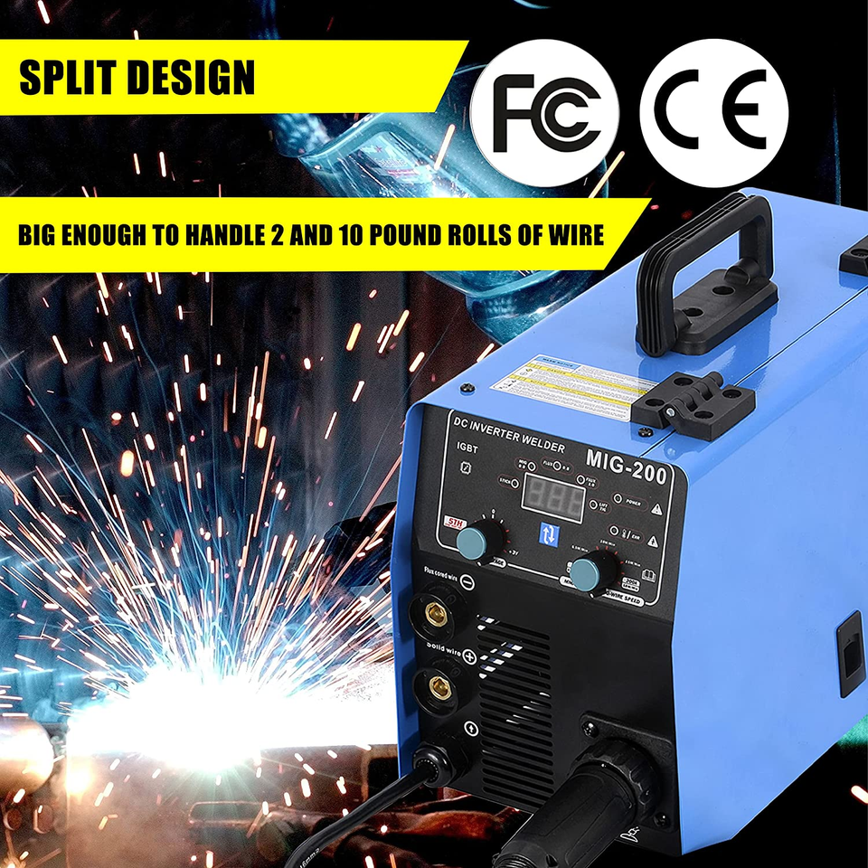 S7 200Amp MIG Welder - 4 in 1 Multiprocess Welding Machine for Gas ...