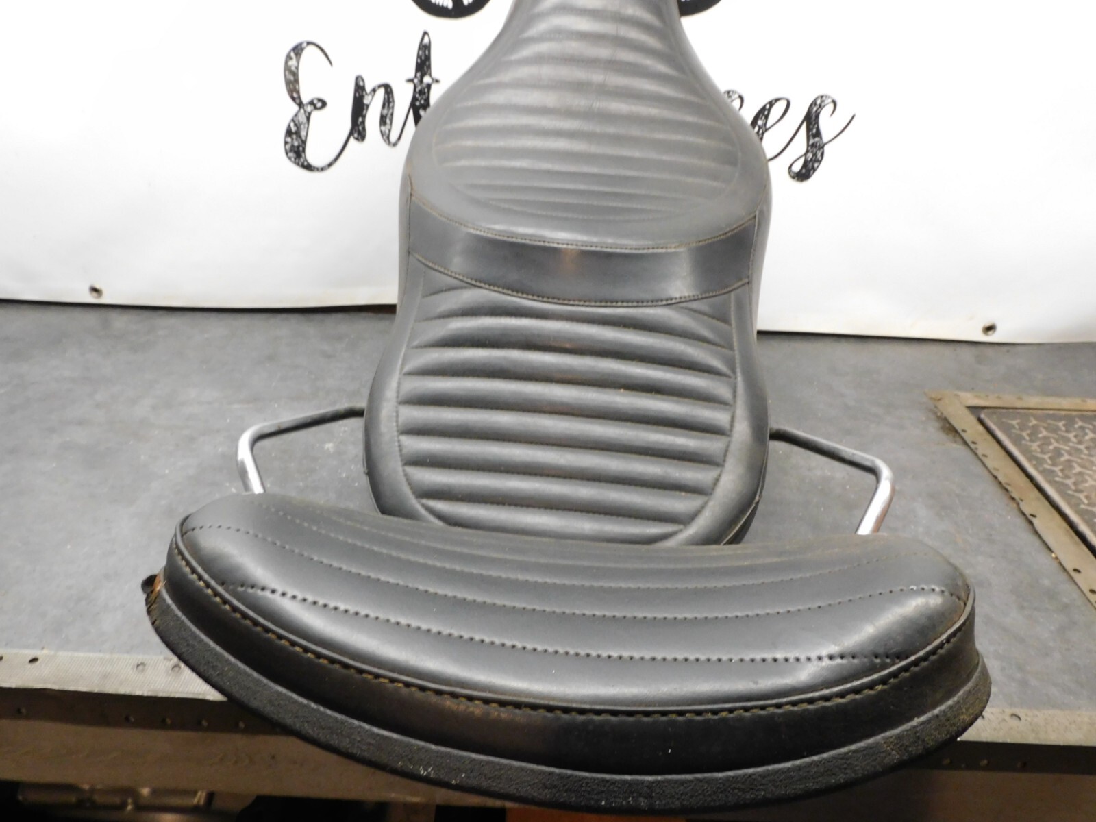 Original Harley Panhead Shovelhead FLH Seat Assembly #12 2463 | eBay