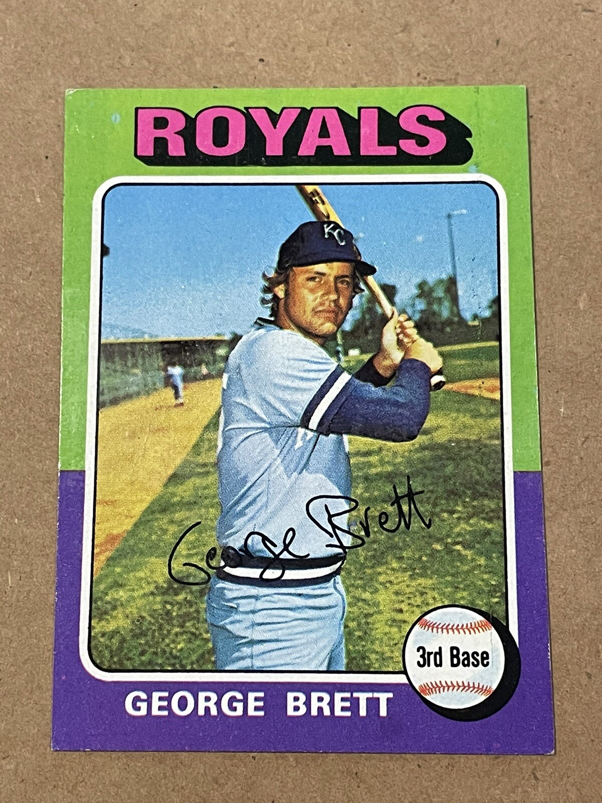 1975 Topps #228 George Brett Kansas City Royals RC Rookie HOF | eBay
