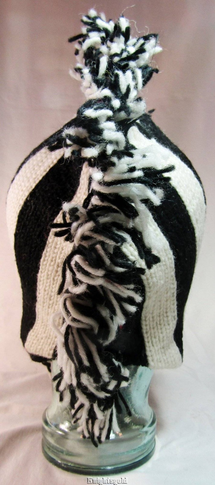 Mohawk Beanie Hat Winter Football Snow Ski Hand Knit 100% Wool ...