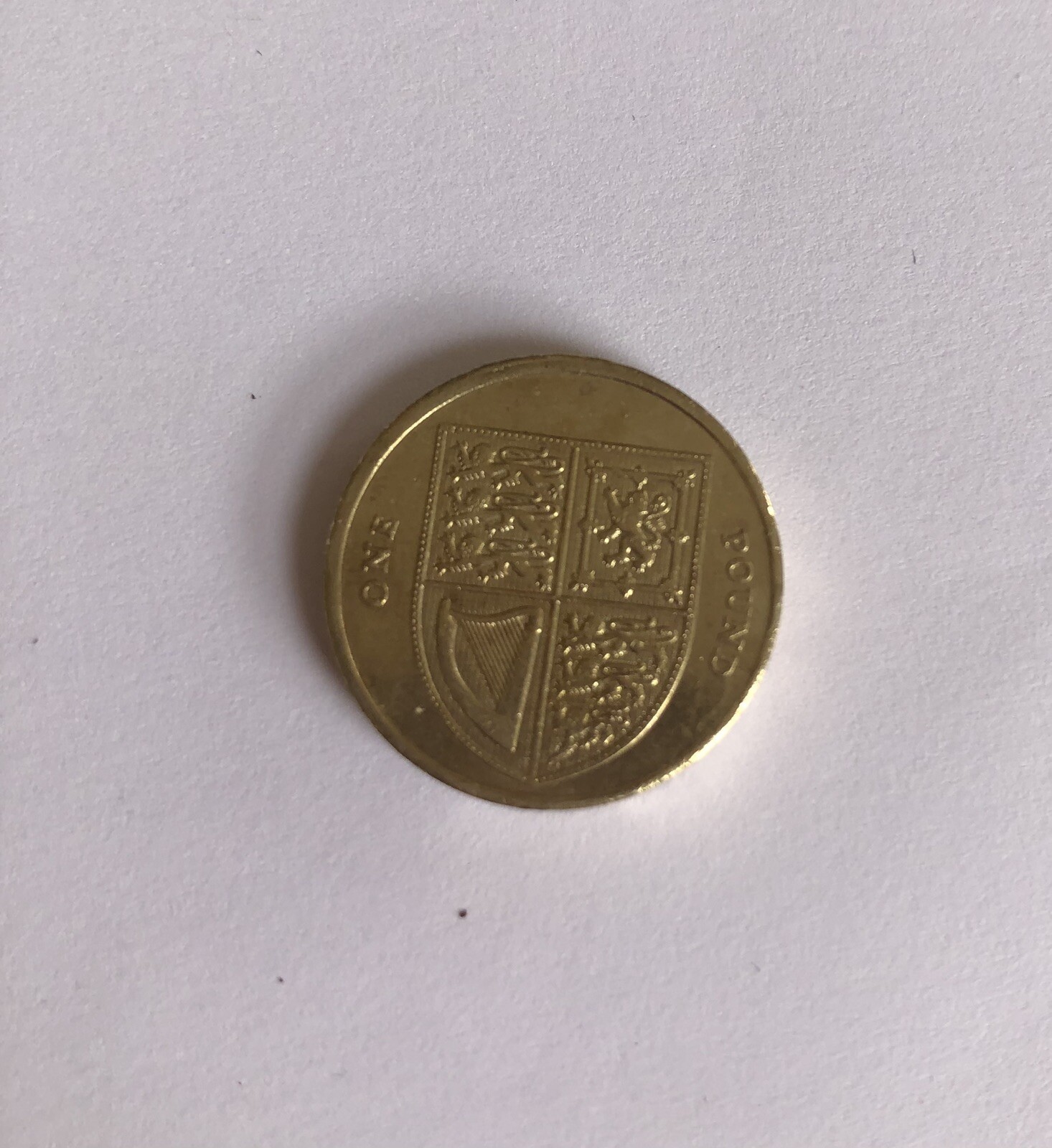 Round £1 Coins One Pound Coin - Error Upside Down Print 2010 | eBay UK