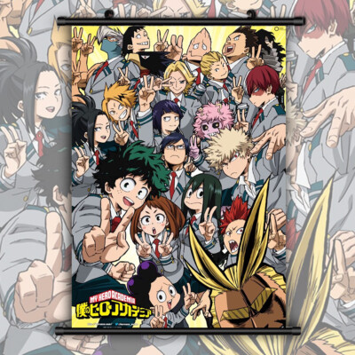 Boku no hero academia My Hero Academia HD Print Wall Poster Scroll Room ...