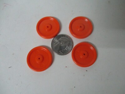 4 Vintage Rosen Rosbro Christmas Halloween Hard Plastic 1 Inch Wheels ...