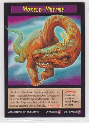 Mokele-Mbembe (Congo River Monster) Weird & Wild Creatures Trading Card ...