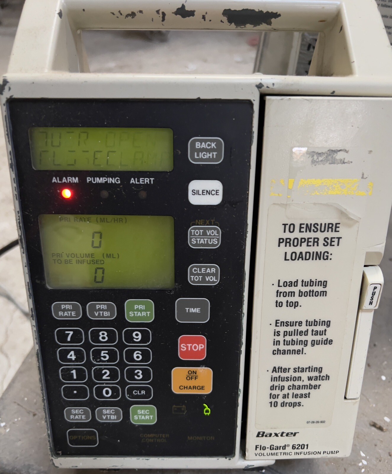 Baxter Flo-gard 6201 Infusion IV Fluid Pump Working | eBay