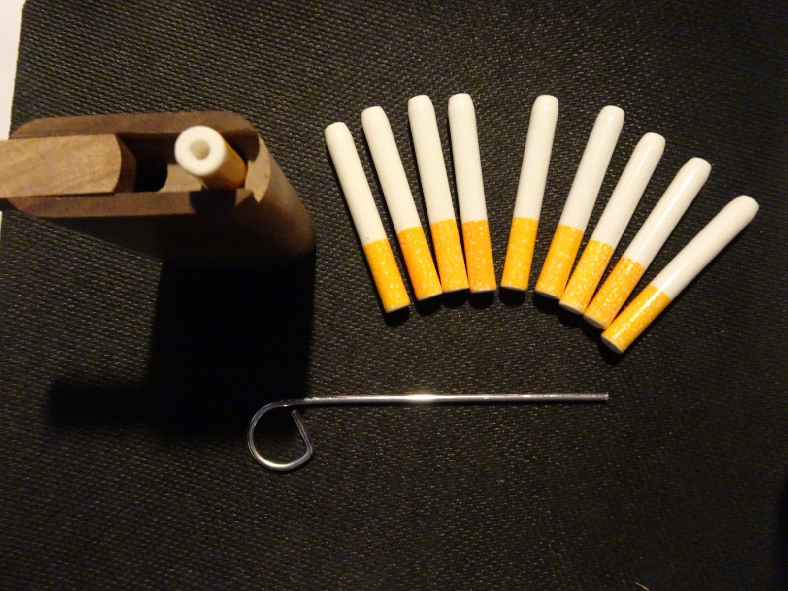 10X Ceramic Bat One Hitter Cigarette Style Pipe SMALL Dugout 2 1/4 ...