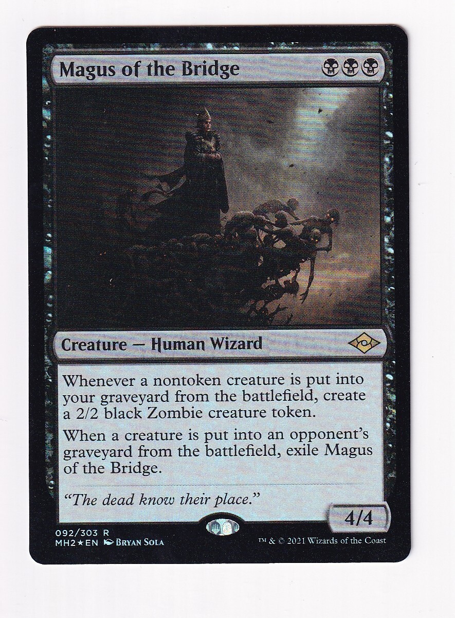 2021 MTG MAGIC THE GATHERING MODERN HORIZONS 2 MH2 MAGUS OF THE BRIDGE ...