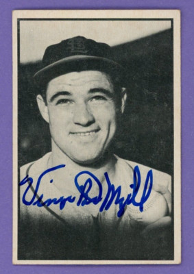 1953 Bowman B&W #23 Wilmer Mizell St. Louis Cardinals Signed Card (Dec ...