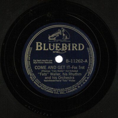 Fats Waller & His Rhythm - Come And Get It / Chant Of The Groove 1941 ...