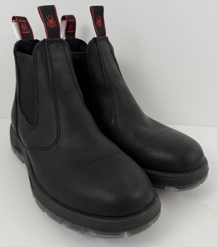 Redback Easy Escape Oil Kip UBBK Elastic Sided Soft Toe Black Leather ...