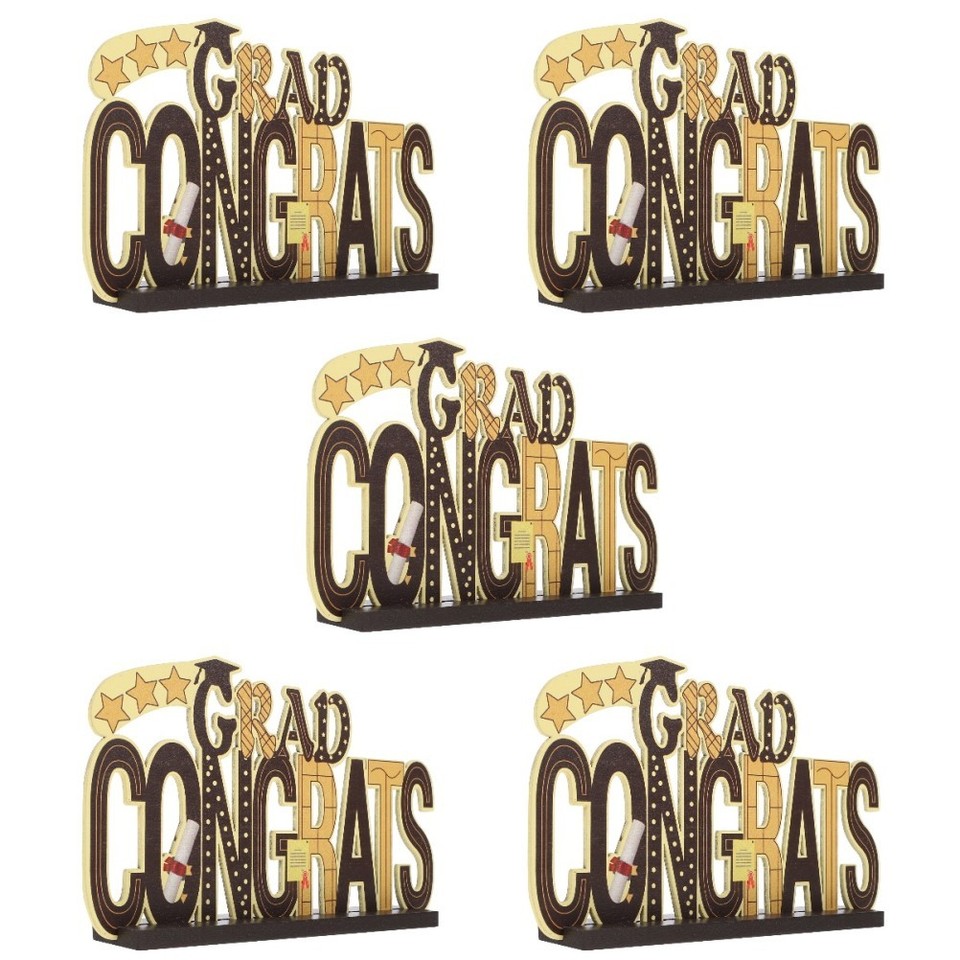 Home Decor Graduation Decorations Ornament Unfinished Wood Crafts ...