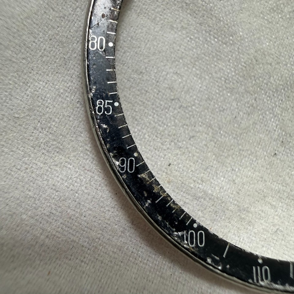 VINTAGE OMEGA SPEEDMASTER OVER DOT 90 BEZEL FIT FOR 2998, 105.002 ...