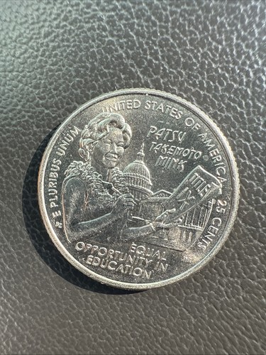 2024-P PATSY TAKEMOTO MINK AMERICAN WOMAN UNCIRCULATED QUARTER WITH ...