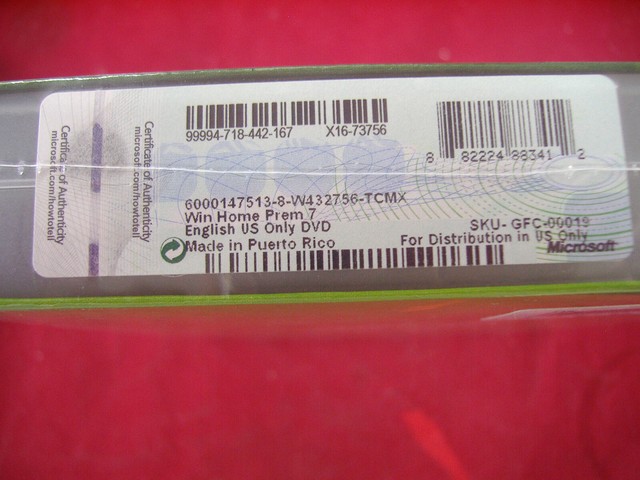 Microsoft Windows 7 Home Premium 32/64-Bit (Retail (License + Media ...