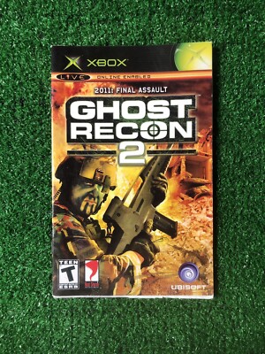 Ghost Recon 2 Original Xbox MANUAL ONLY Authentic | eBay