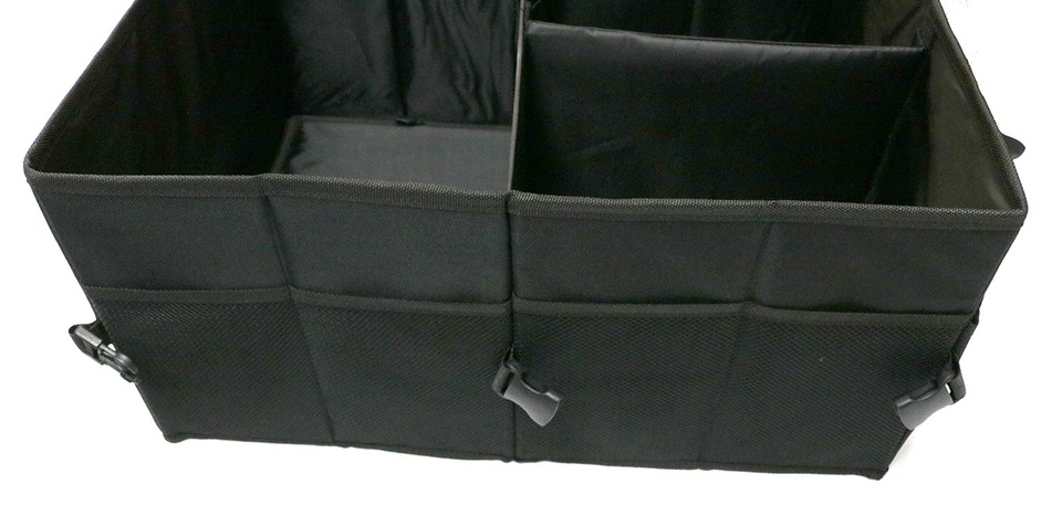 Foldable Trunk Organizer Storage Collapsible Multi-Compartment Bin ...