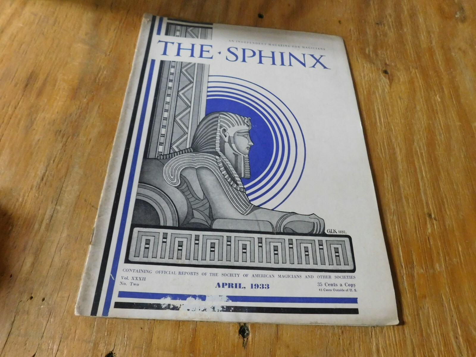 The Sphinx Magic Magicians Magazine April 1933 | eBay