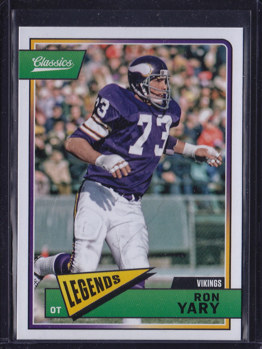 2018 PANINI CLASSICS LEGENDS RON YARY #151 VIKINGS RAMS USC TROJANS HOF ...