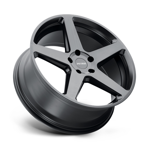 Set 4 Petrol P2C 18x8 5x4.5 Semi Gloss Black Wheels 18" 40mm Rims | eBay
