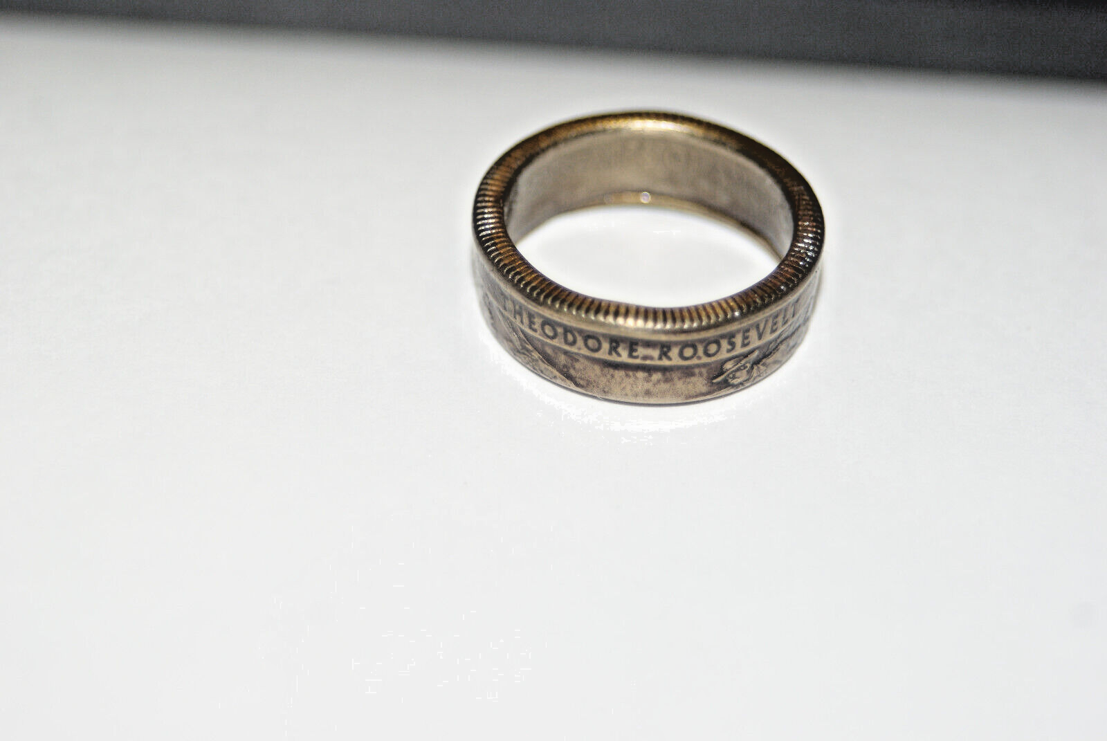 United States Theradore Rossevelt Coin Ring (US Quarter ), size 5 1/2 ...