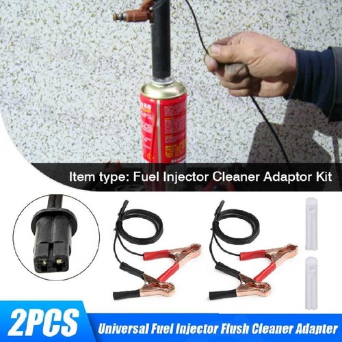 Universal Fuel Injector Flush Cleaner Adapter DIY Kit Car Nozzle ...