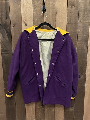 Vintage Purple And Yellow Wool Jacket University of Washington Huskies ...