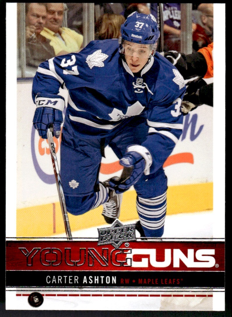 2012-13 Upper Deck Young Guns Carter Ashton #247 Rookie | eBay
