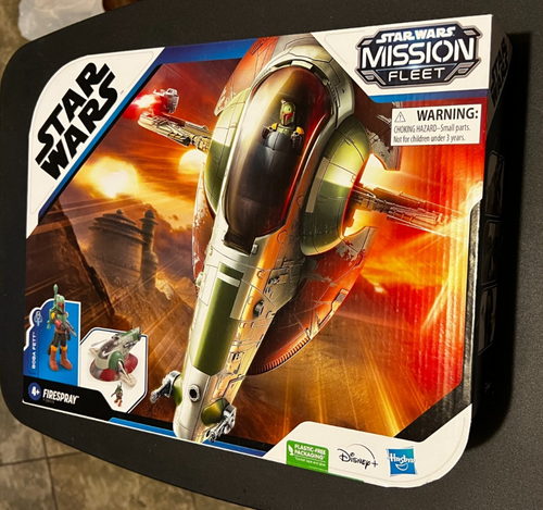 Star Wars Mission Fleet FIRESPRAY Boba Fett Starship Vehicle Slave One ...