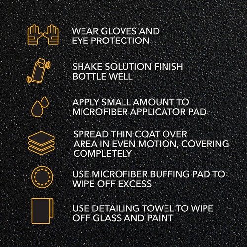 Solution Finish Black Trim Restorer 12 Oz Vinyl Plastic Cleaner ...