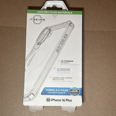 ITSKINS IPHONE 16 Plus Hybrid_R Clear Phone Case - MAGSAFE compatible ...