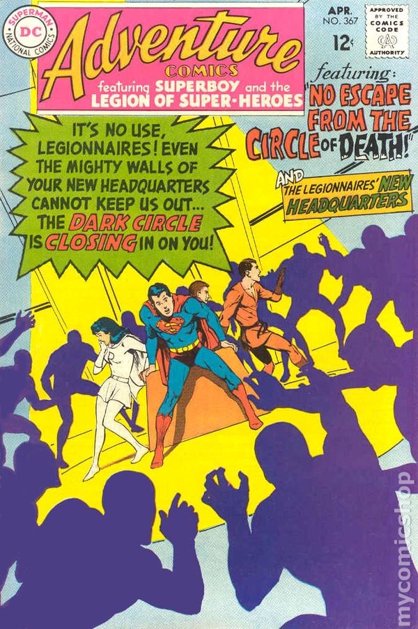 Adventure Comics #367 VG- 3.5 1968 Stock Image Low Grade | eBay